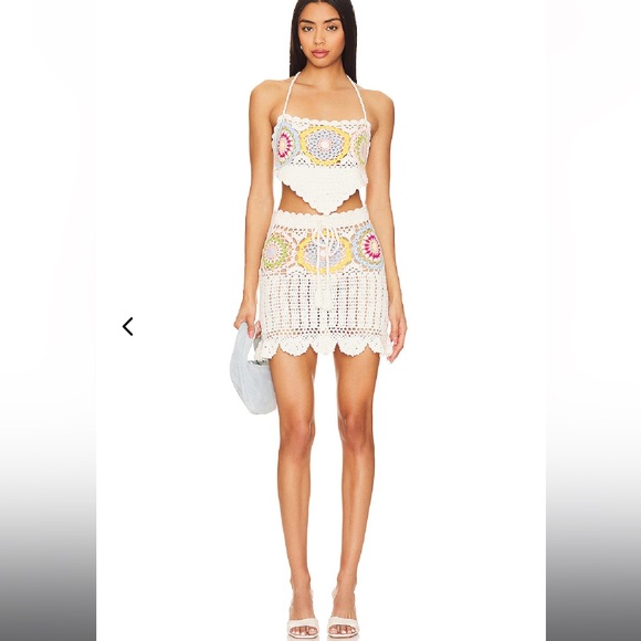 Lovers + Friends | Skirts | Nwt Lovers Friends Val Kestrel Crochet ...